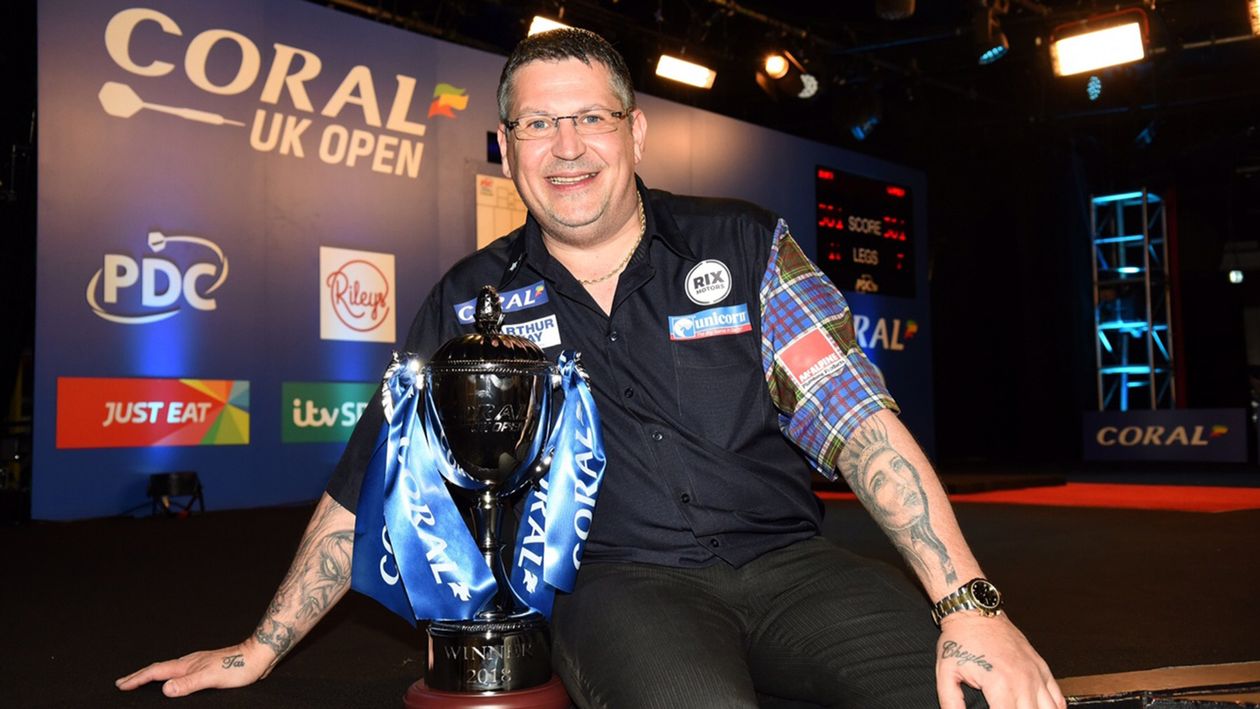Gary Anderson wins his first UK Open darts title after beating ...