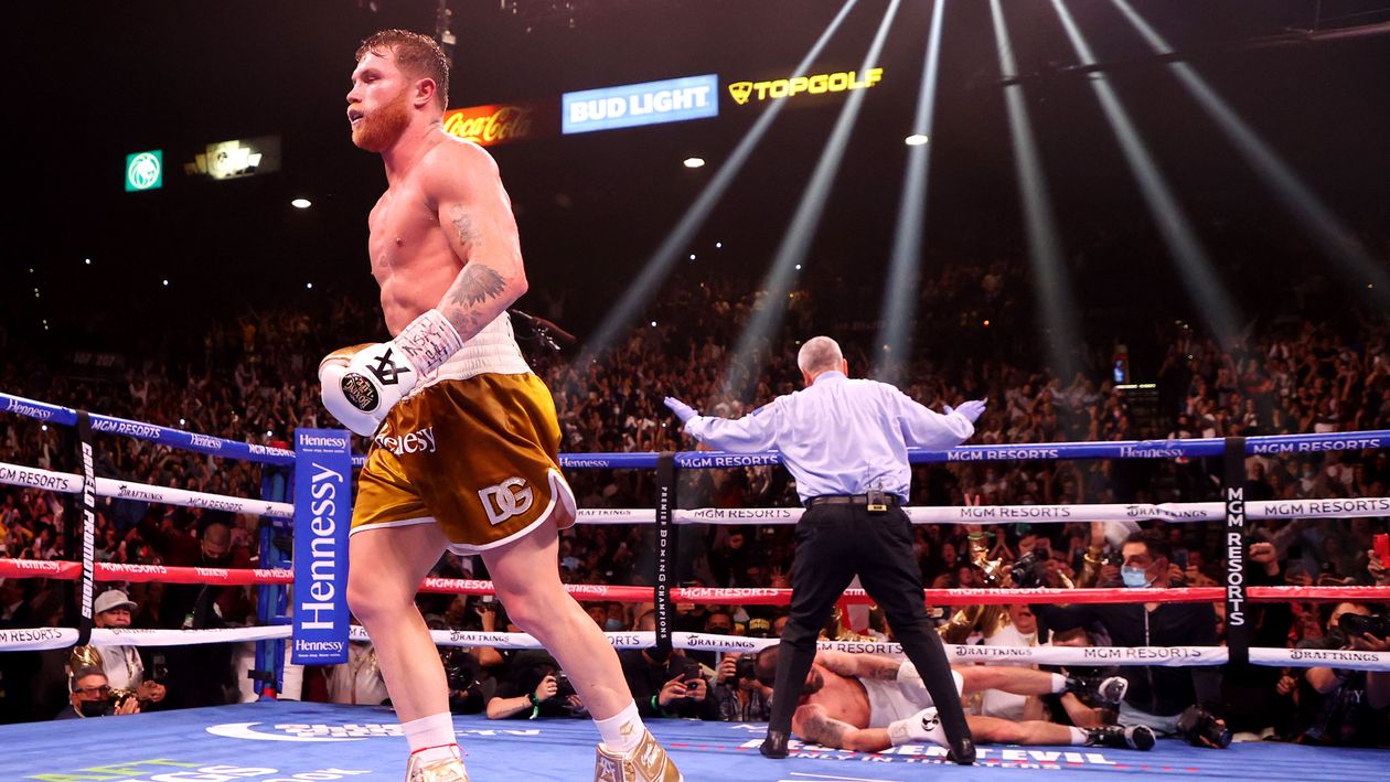 Saul 'Canelo' Alvarez undisputed world super-middleweight champion.