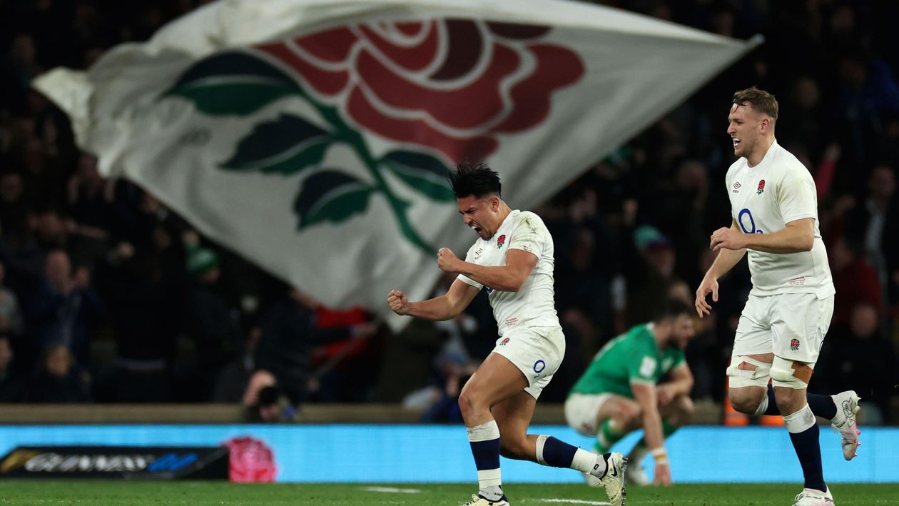 England deny Ireland Grand Slam with last-gasp Six Nations win