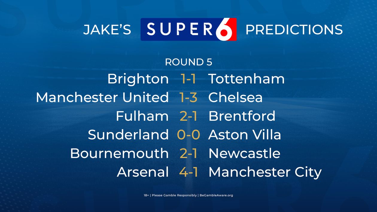 Jake Osgathorpe's Premier League tips and Super 6 predictions: 25/26 ...