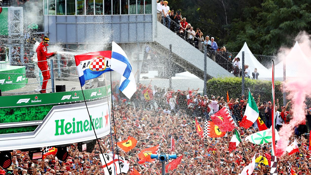 Italian Grand Prix: Charles Leclerc gives Ferrari their first Monza ...
