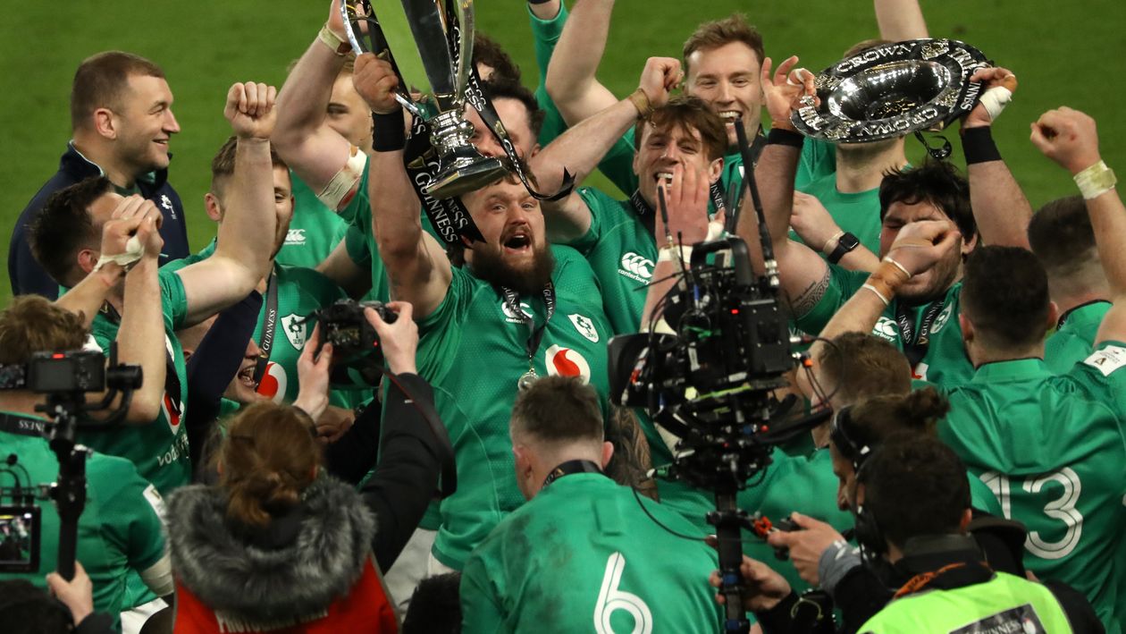 Ireland beat England after controversial red card to complete Six ...
