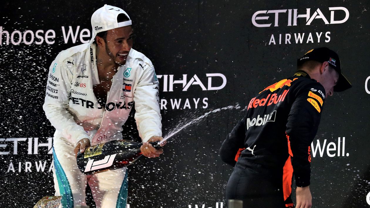 Lewis Hamilton wins the season-ending Abu Dhabi Grand Prix for Mercedes