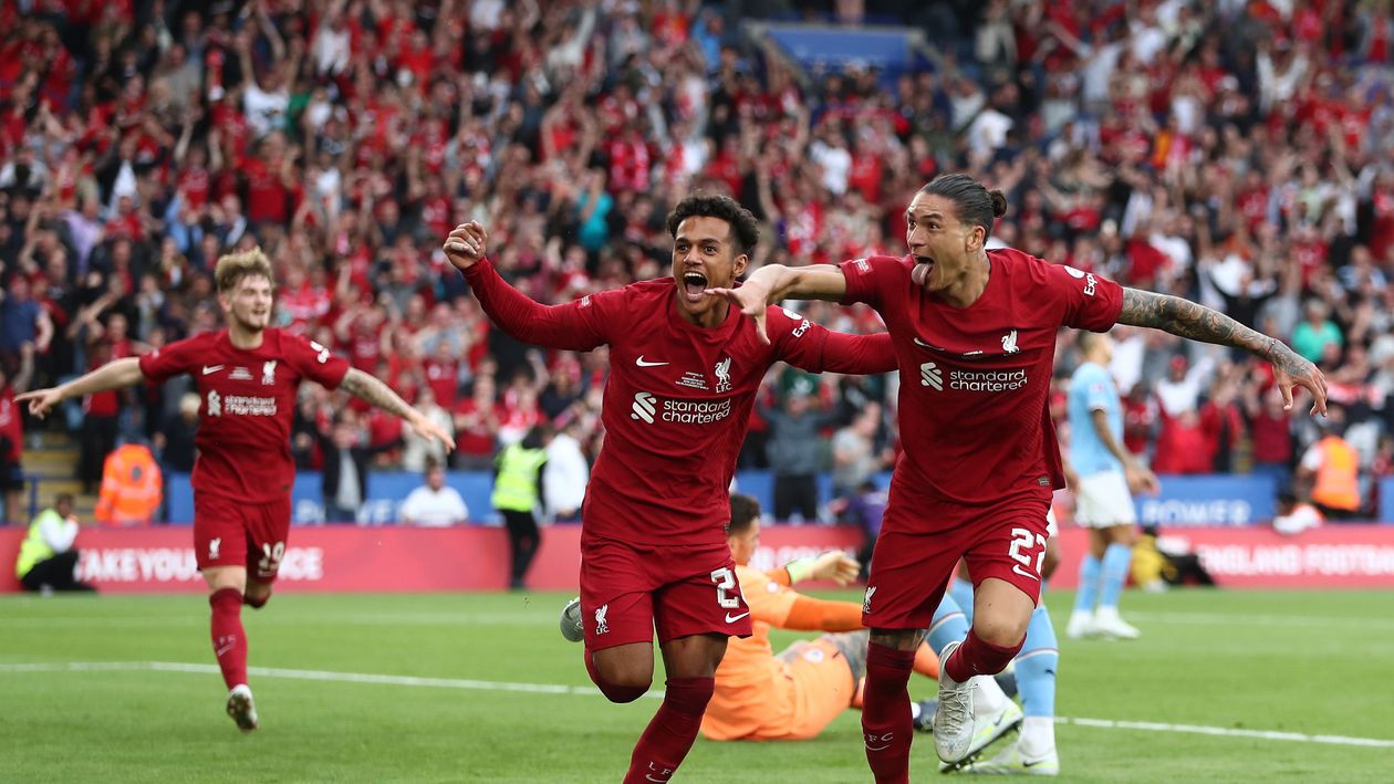 Darwin Nunez stars as Liverpool beat Man City 3-1 to win Community Shield