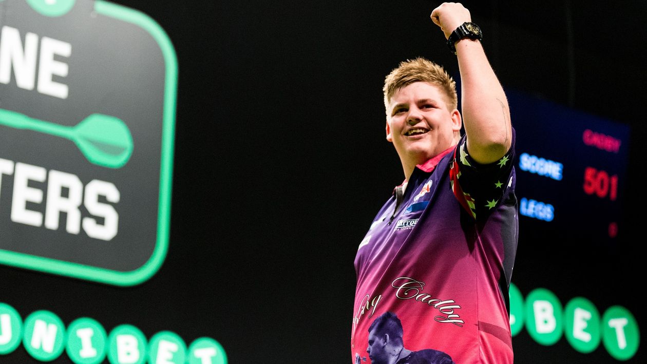 Melbourne Darts Masters: Corey Cadby takes down Raymond van Barneveld