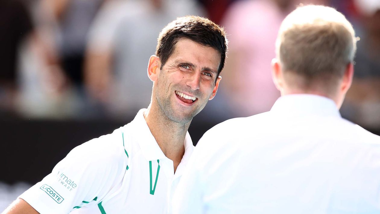 Ball boy stars as Novak Djokovic returns to action in Adria Tour event