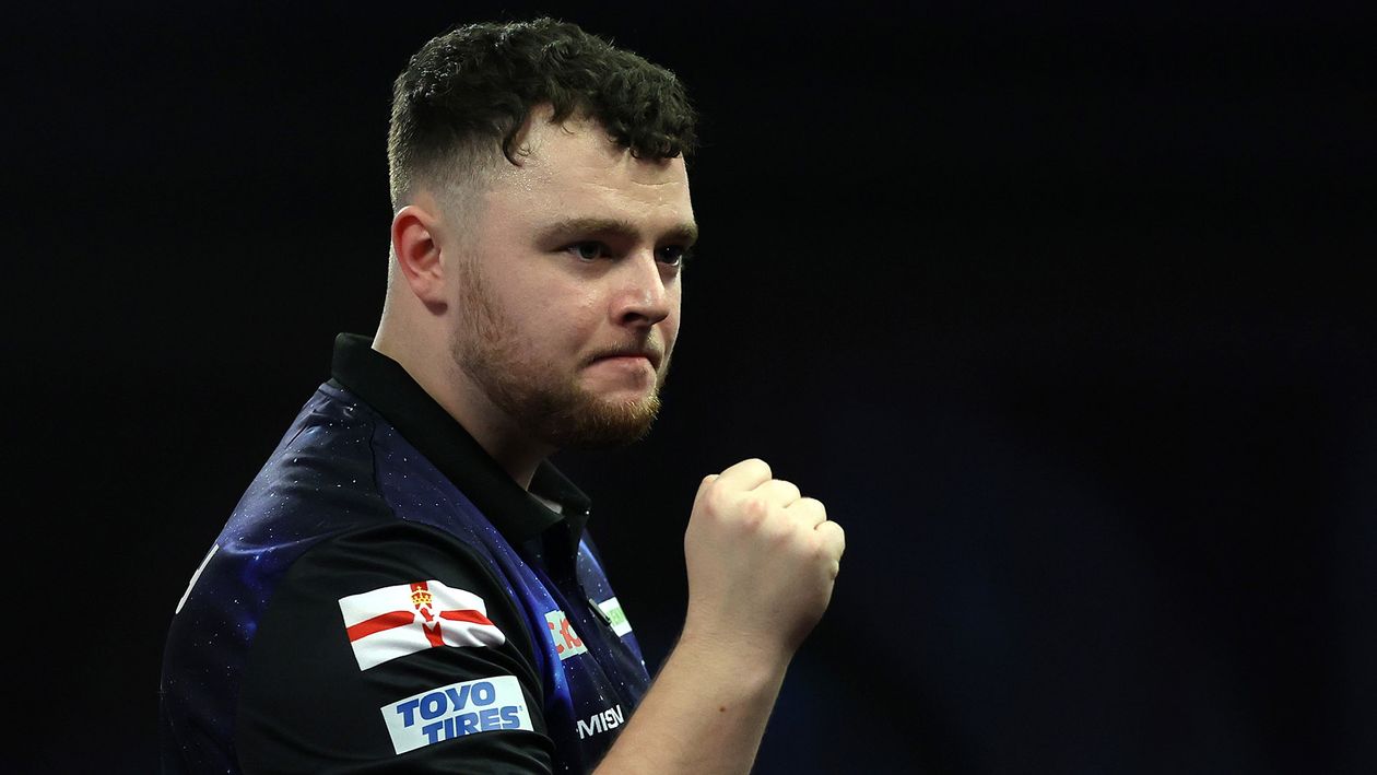 Darts results: Michael van Gerwen edges through; Josh Rock impresses