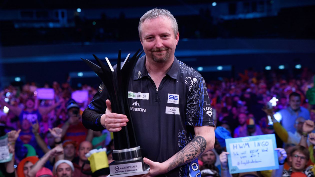 Darts results: 250/1 outsider Ritchie Edhouse wins maiden major title ...