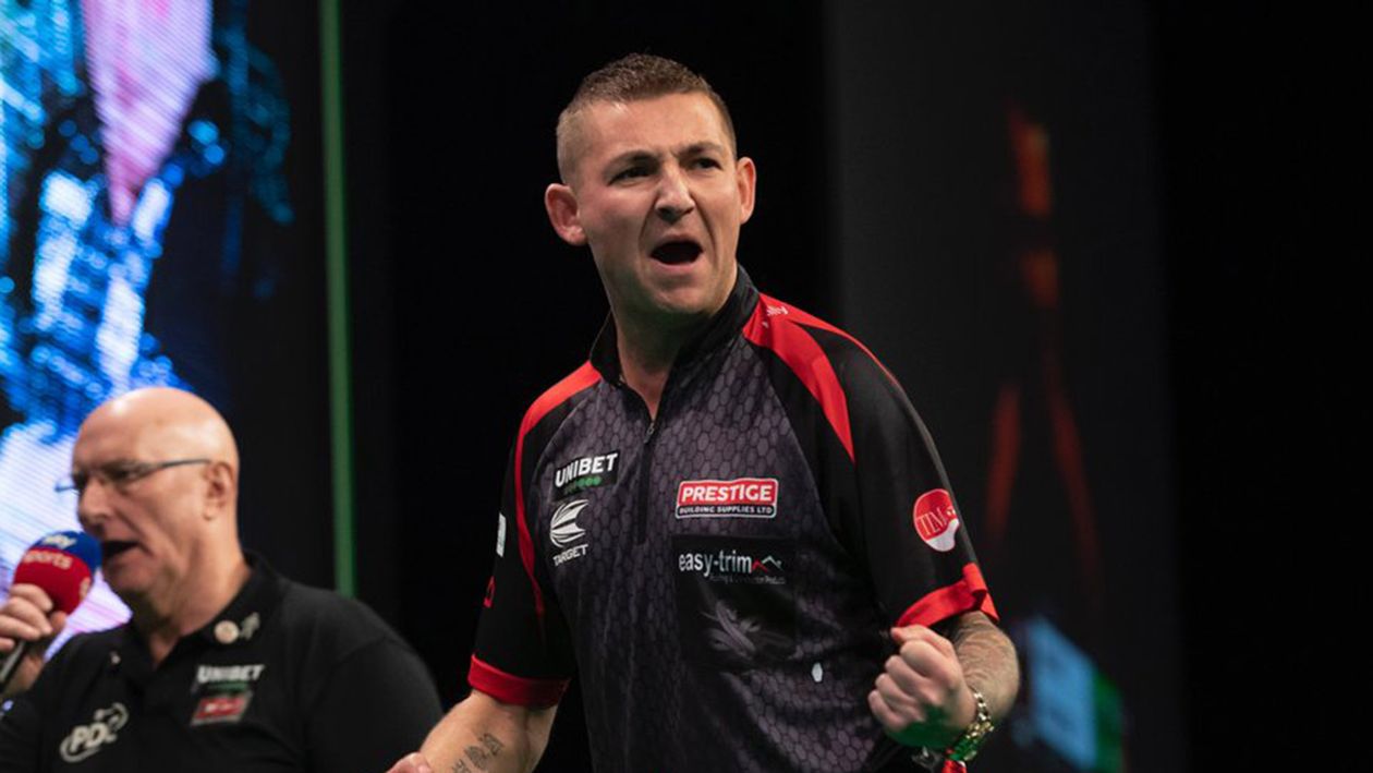 Darts results: Nathan Aspinall hits nine-dart finish en route to ...