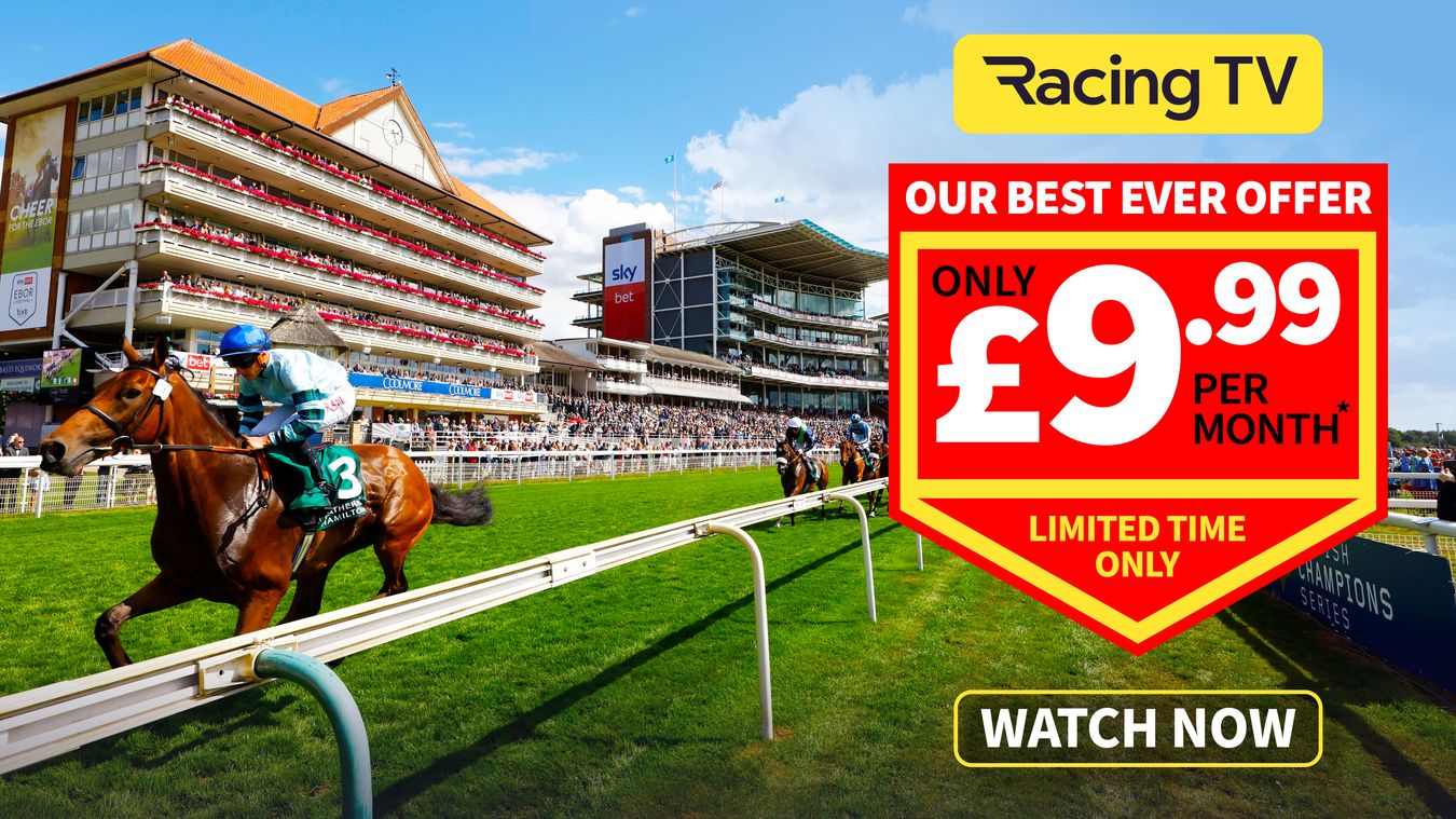 Racing TV offer: Watch channel for just £9.99 per month