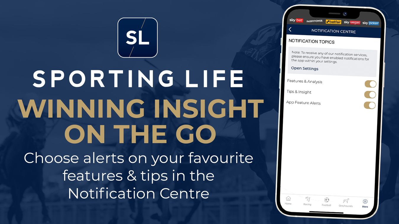 Sporting Life App for Apple iOS and Android - download for free