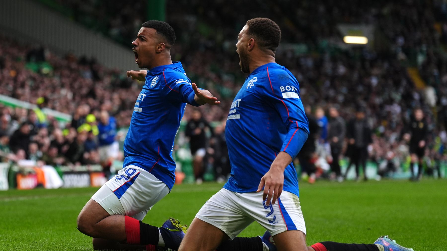 Celtic 2-3 Rangers: Hamza Igamane hammers in late goal as Rangers win thrilling Old Firm derby
