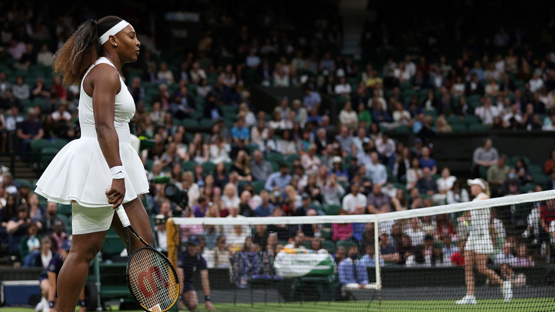 Serena Williams retires hurt from her first-round match after fall at ...