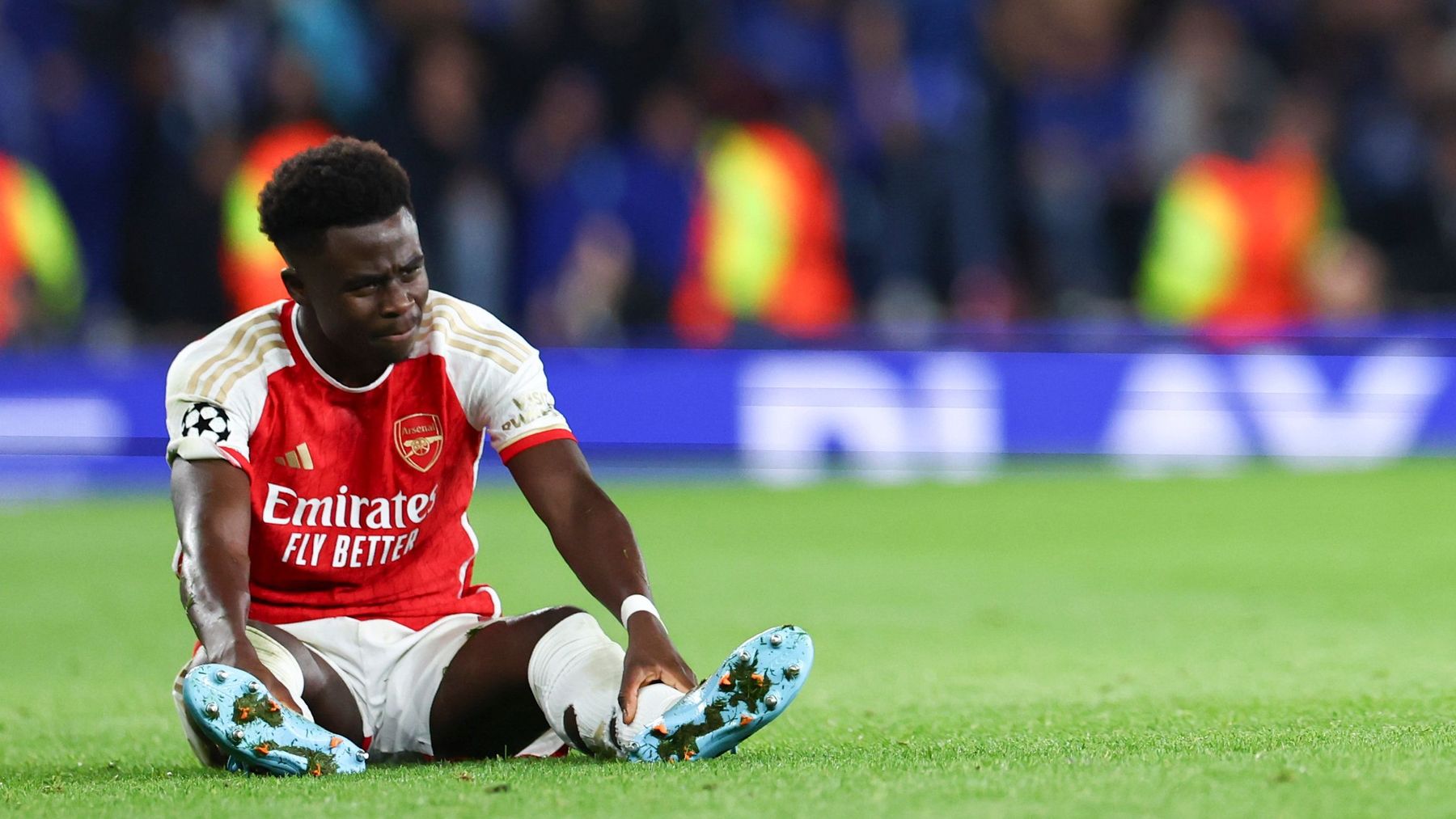 Arsenal’s Bukayo Saka ’emotional’ as he faces lengthy injury absence