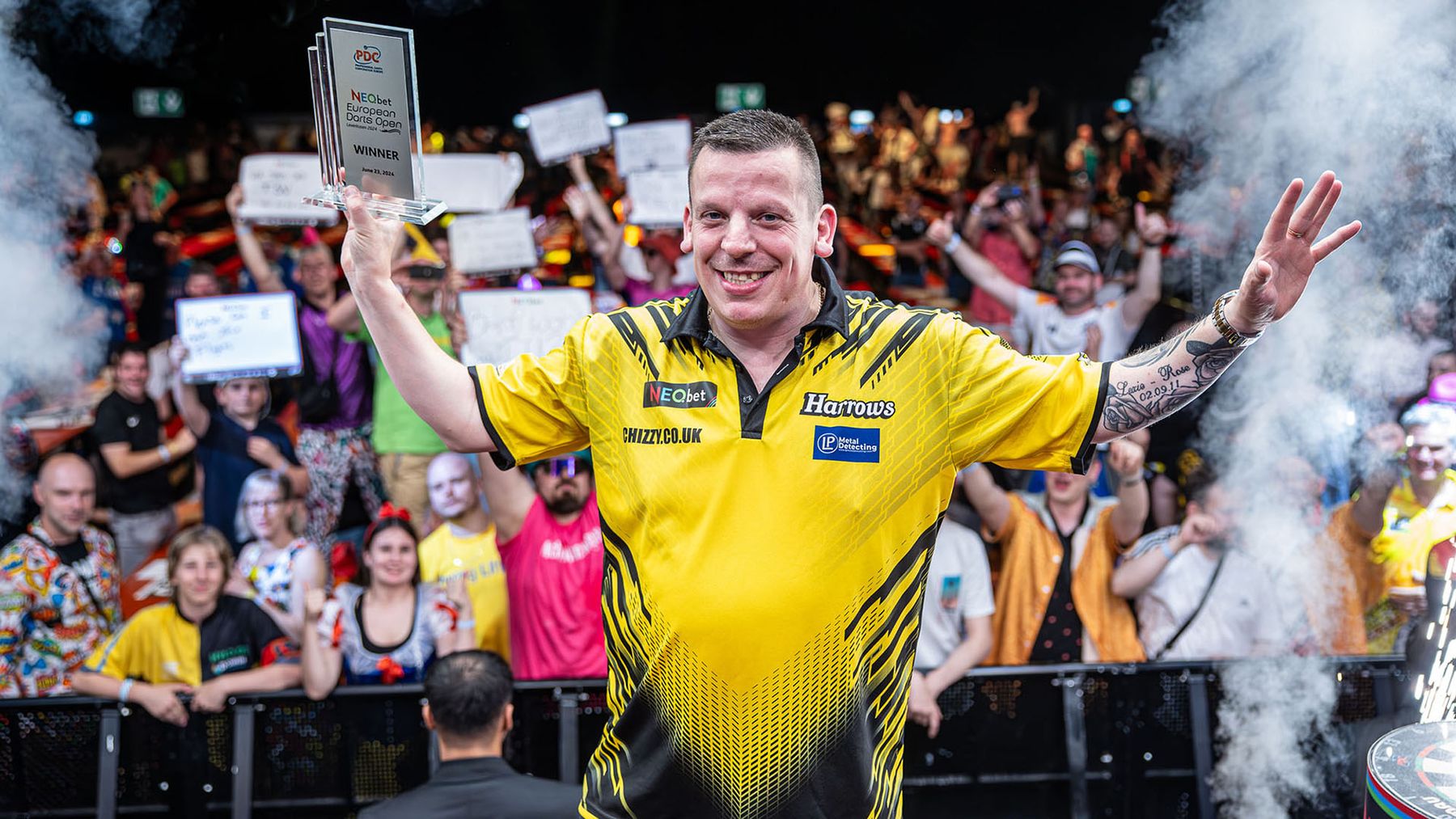Darts results: Dave Chisnall wins his second European Tour title of 2024 at the Flanders Darts ...