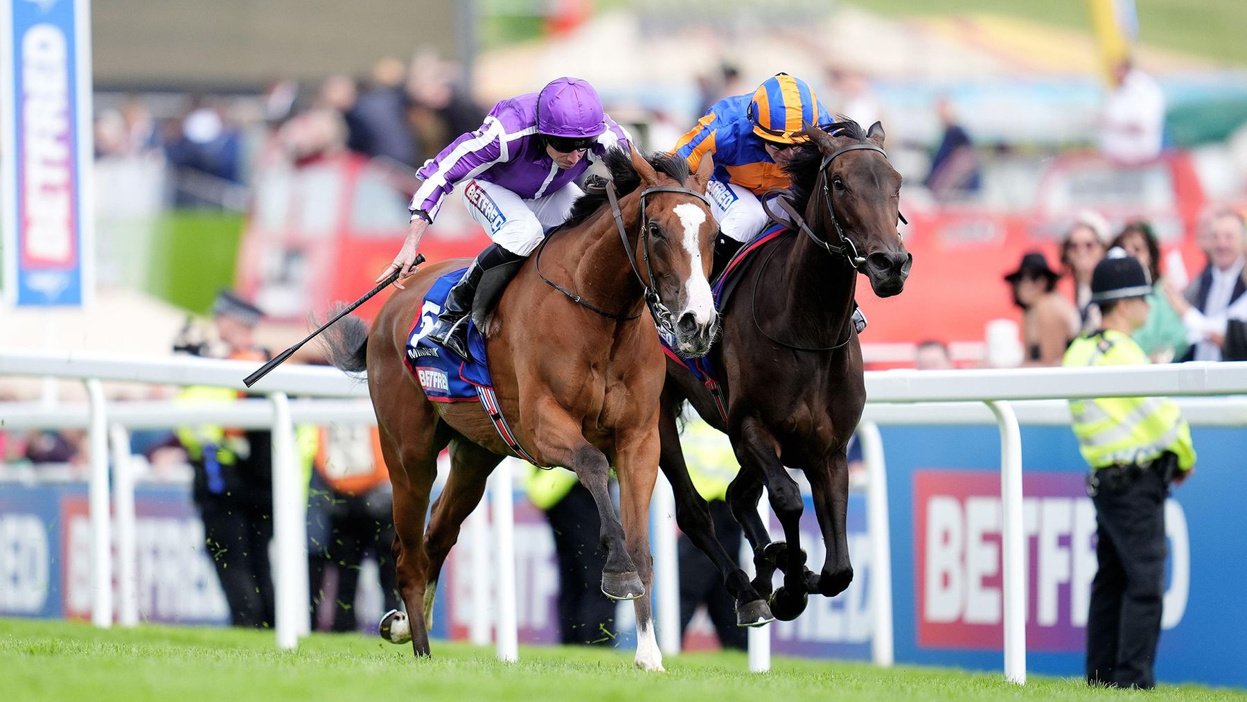 Oaks result and report | Minnie Hauk beats Whirl in Epsom thriller