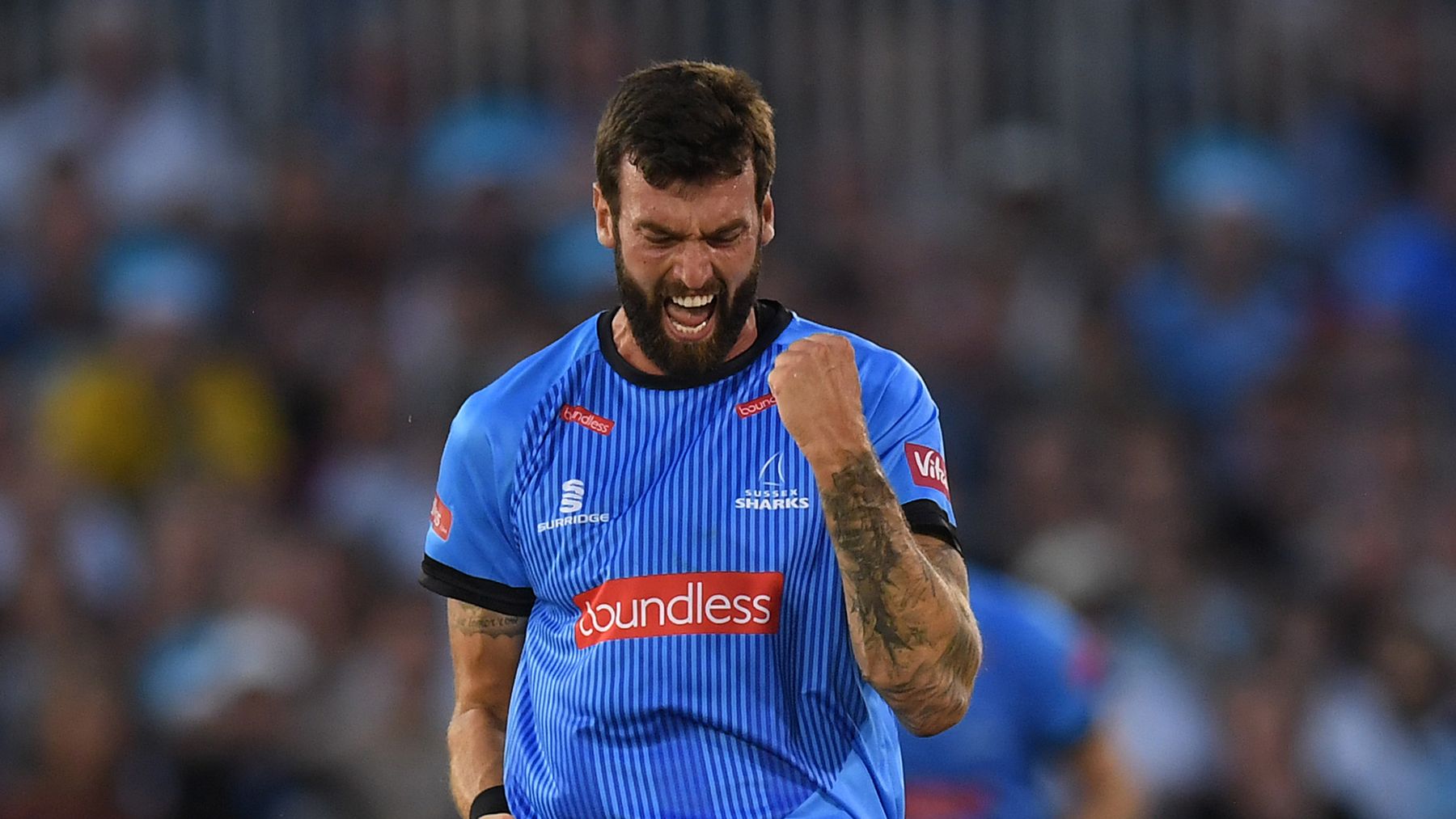 Former England bowler Reece Topley signs white-ball deal with Surrey