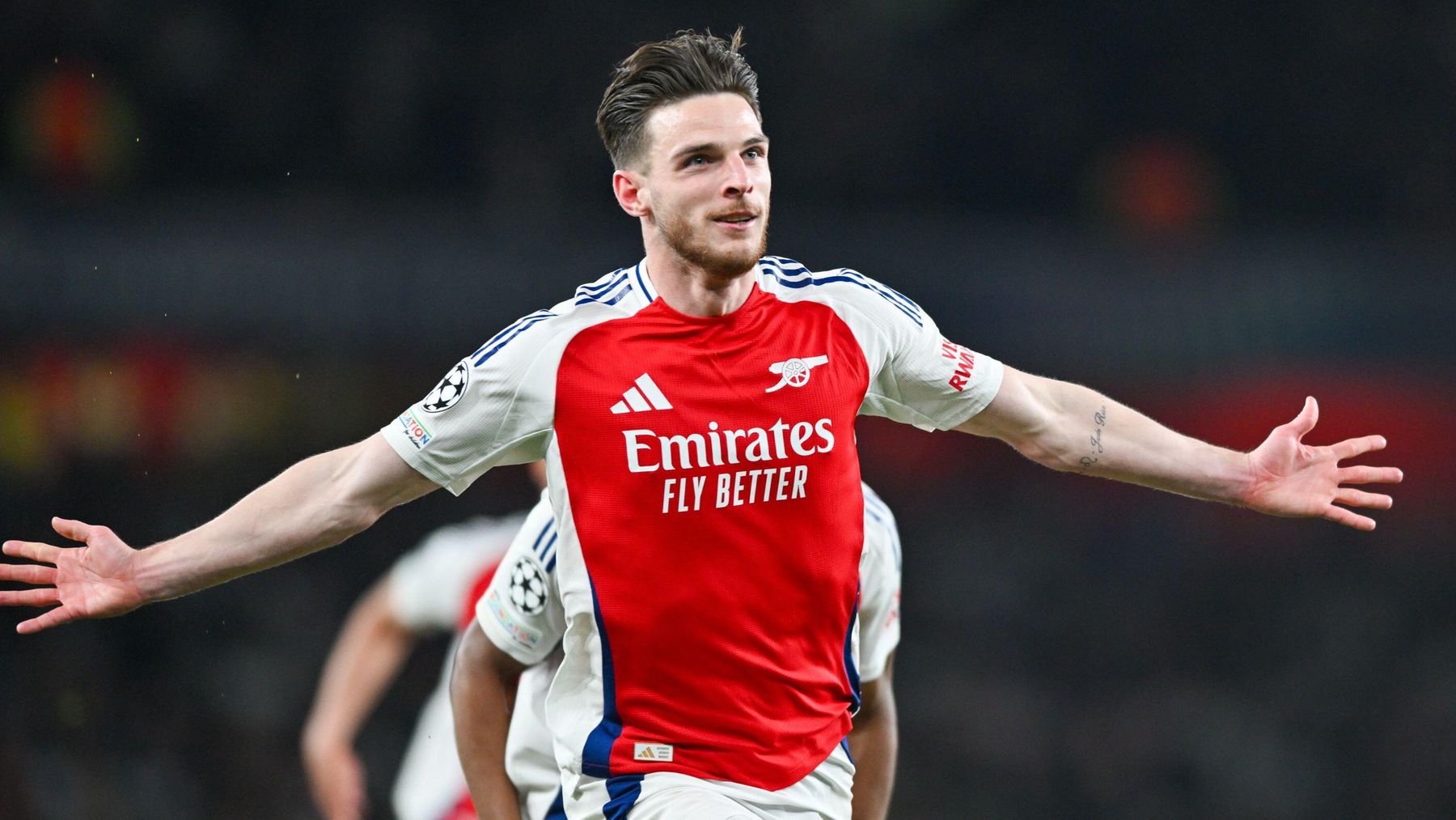 Arsenal 3-0 Real Madrid: Declan Rice brace fires Gunners into first leg ...