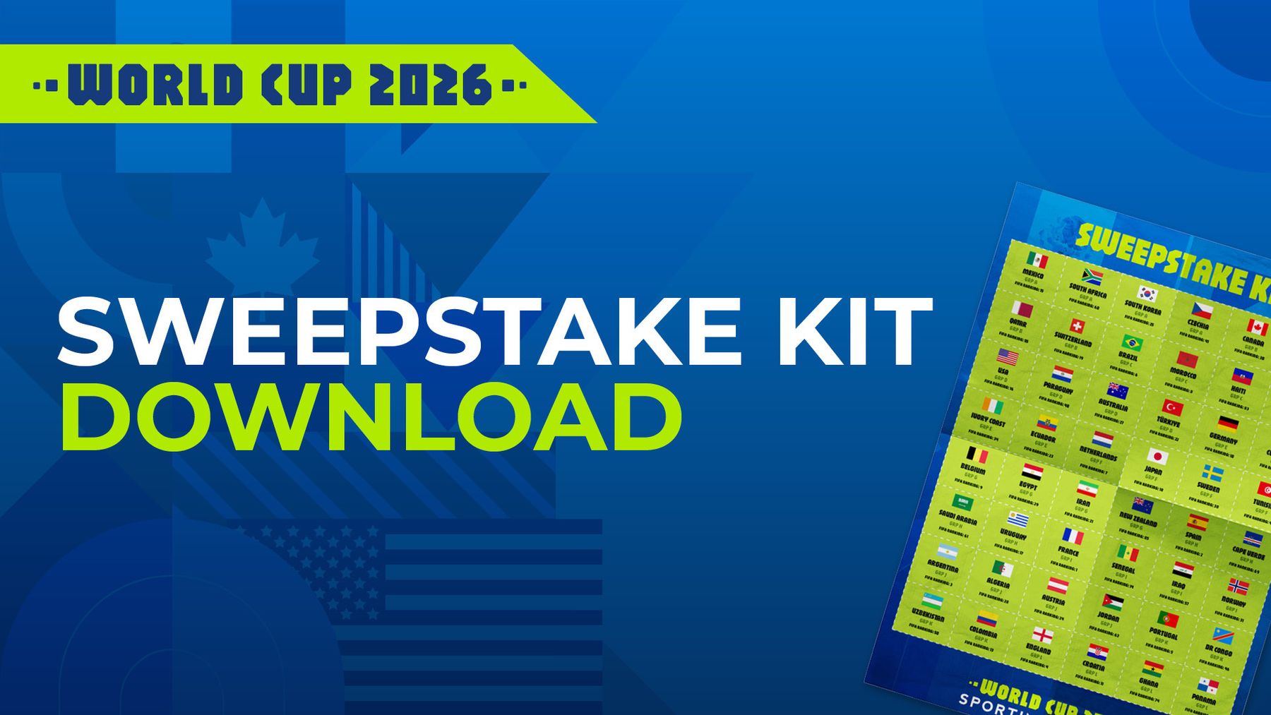 How to run a FIFA World Cup 2026 sweepstake: Free kit and generator ...