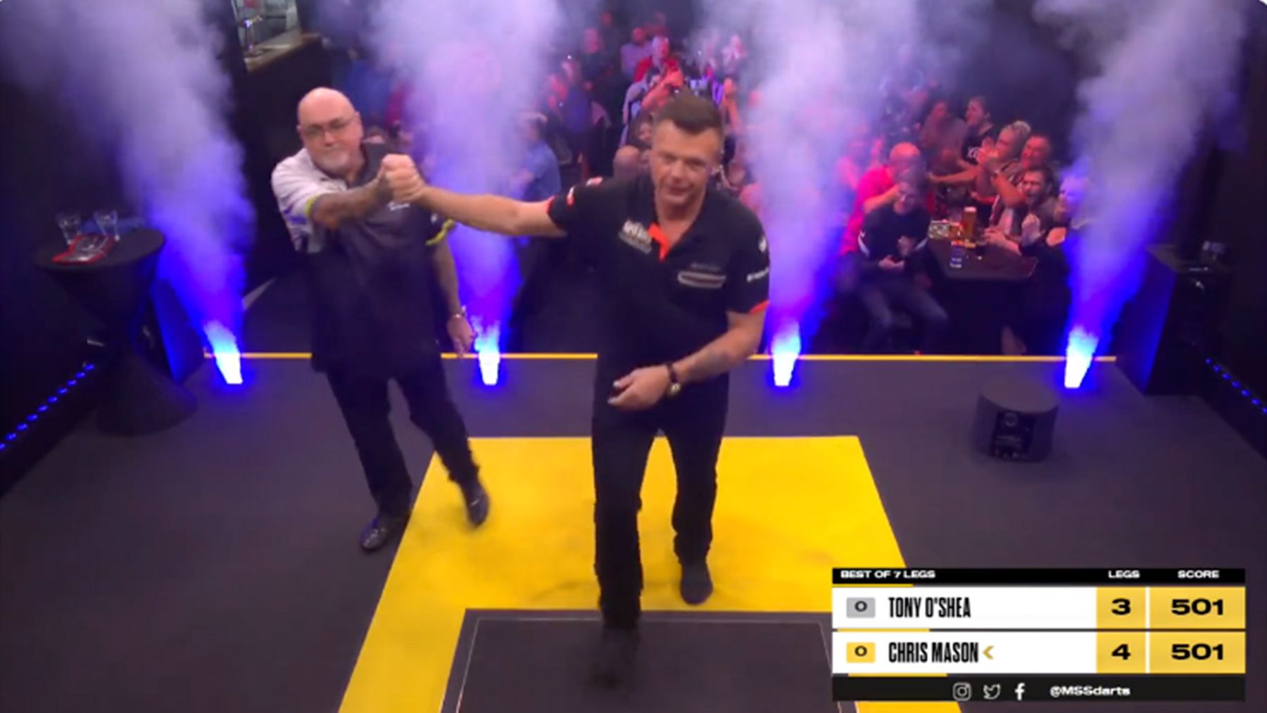 Darts latest: Commentator Chris Mason rolling back the years at the ...