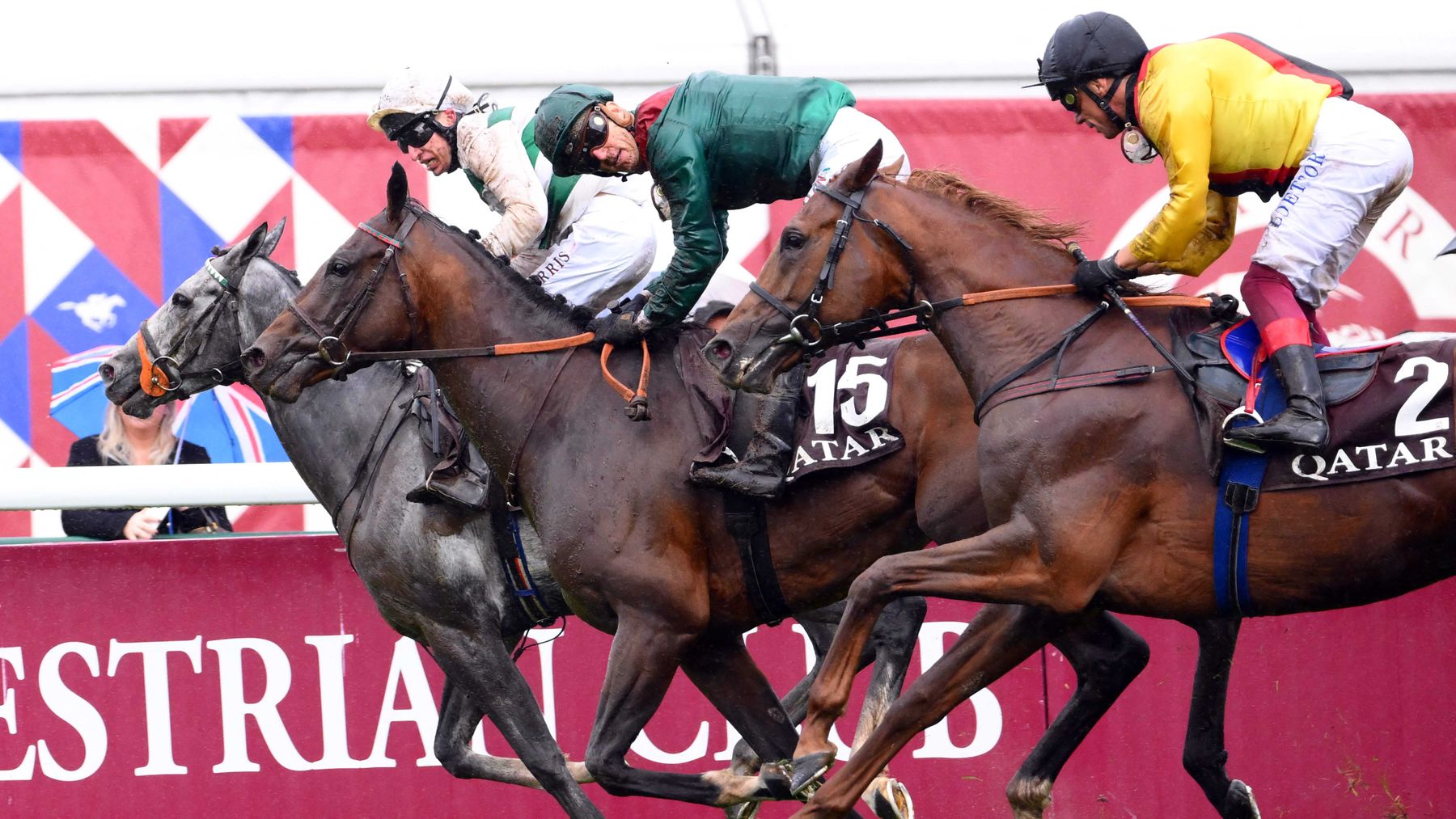 Alpinista holds off Vadeni in Prix de l'Arc de Triomphe at ParisLongchamp