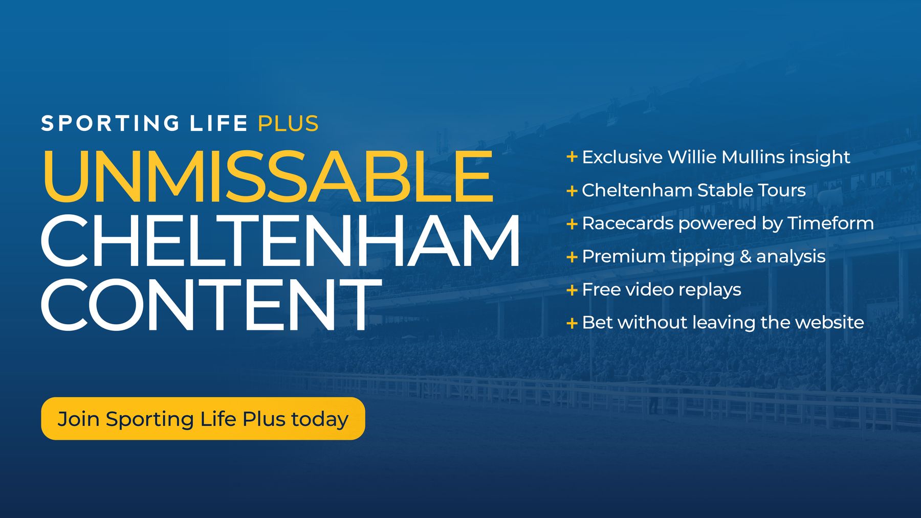 Cheltenham Festival preview and news: Sign up to Sporting Life Plus for ...