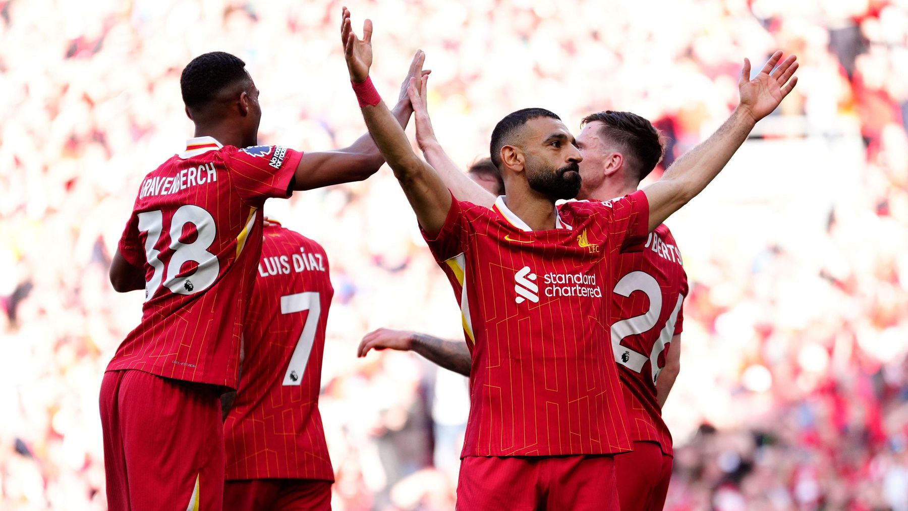 Liverpool win the 2024/25 Premier League title with victory over Tottenham