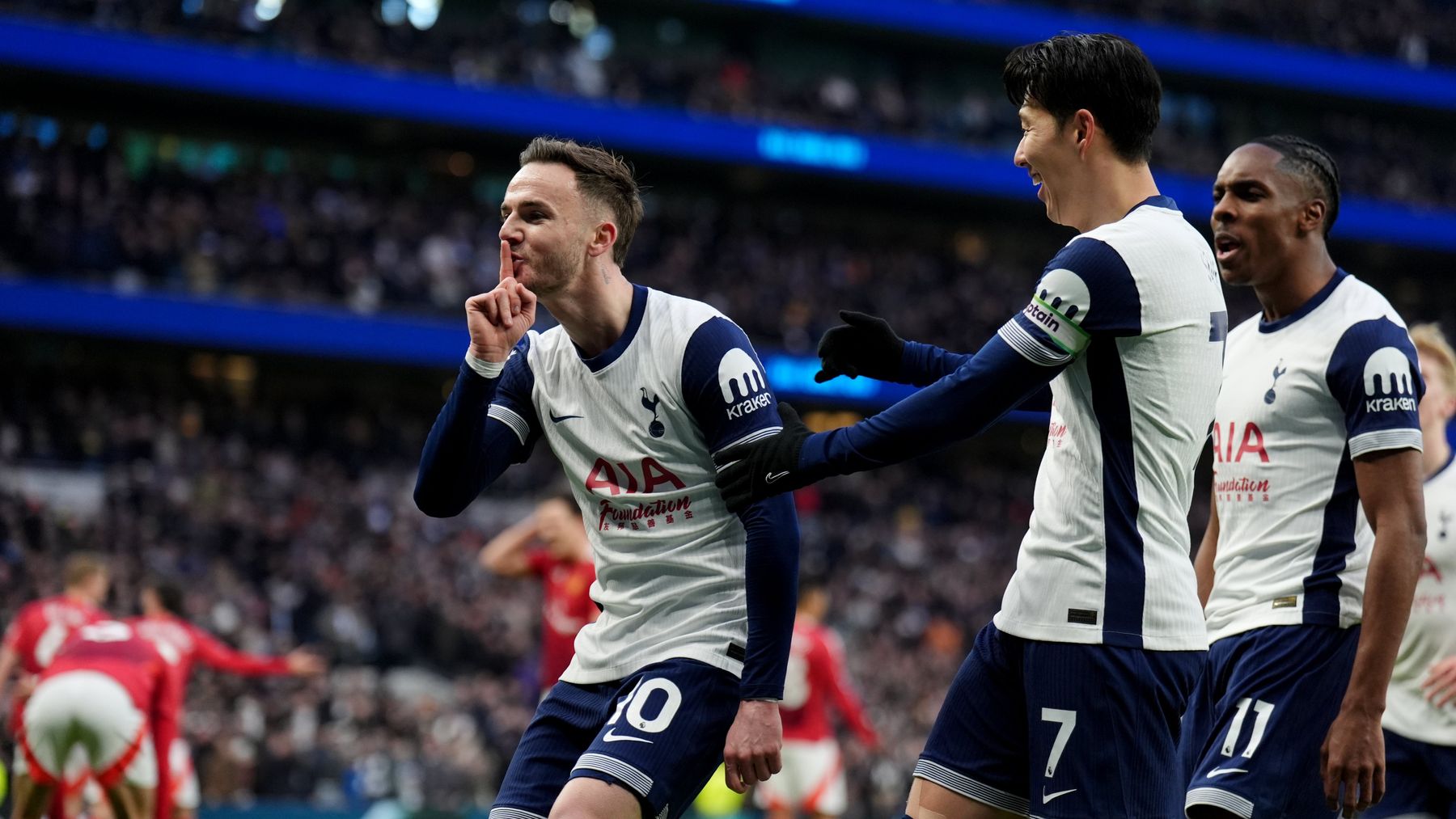 Tottenham 1-0 Manchester United: James Maddison scores the winner as ...