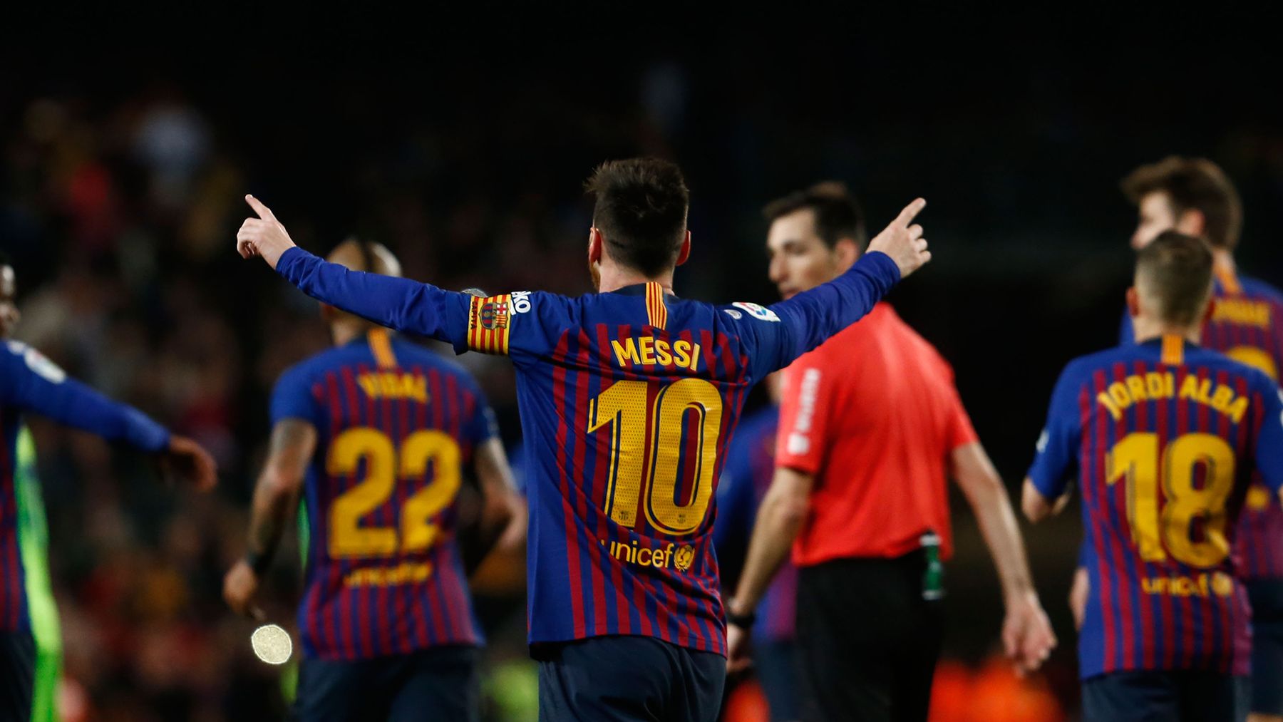 Watch: Lionel Messi scores the winner as Barcelona clinch the La Liga title