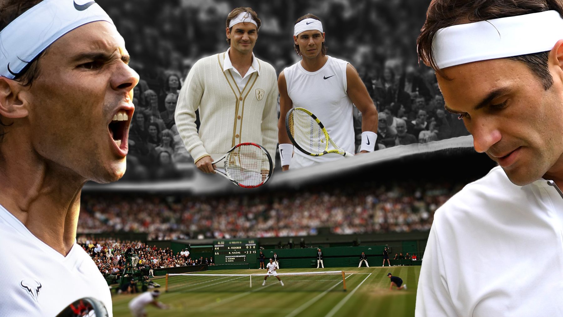 Roger Federer v Rafael Nadal: Epic rallies, matches, career stats, and ...