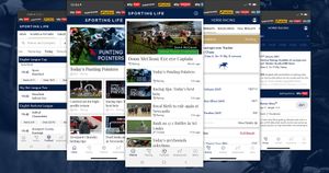 Sporting Life App for Apple iOS and Android - download for free