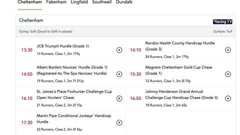 Sporting Life offering FREE racing video replays from all British and ...