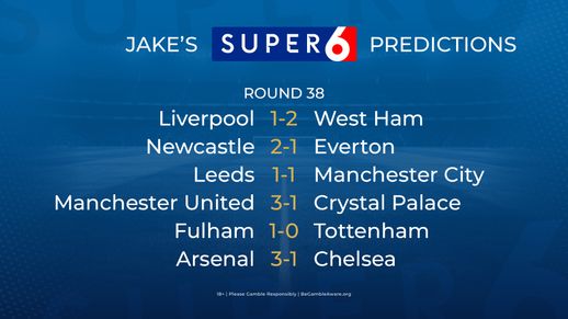 Jake Osgathorpe's Premier League tips and Super 6 predictions: 25/26 ...