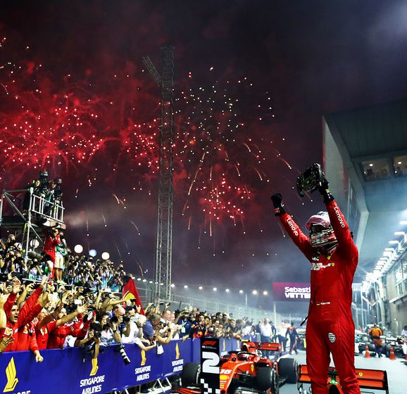 Singapore Grand Prix: Sebastian Vettel wins his first race of 2019 as ...