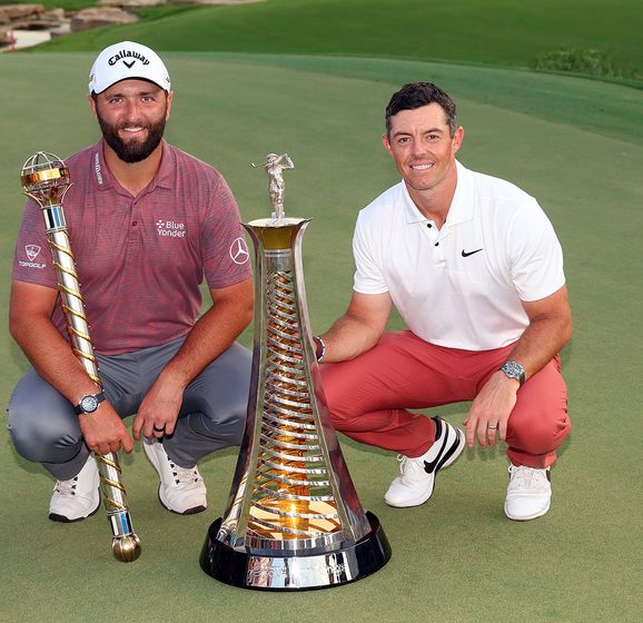 DP World Tour Championship: Jon Rahm wins title as Rory McIlroy ...