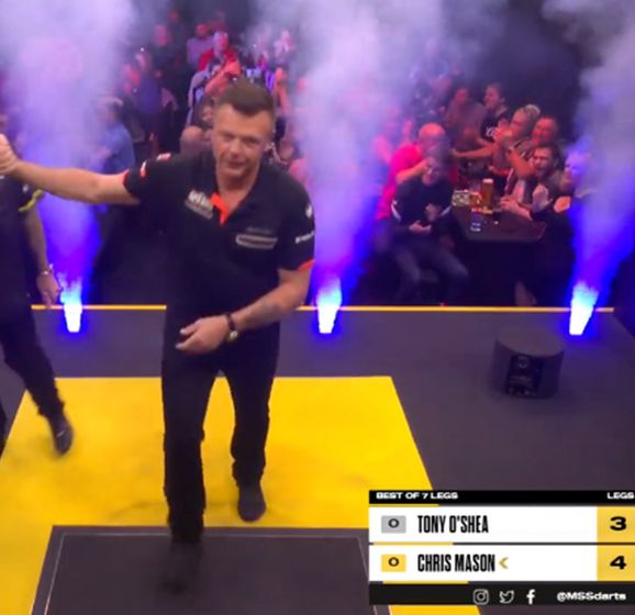 Darts latest: Commentator Chris Mason rolling back the years at the ...