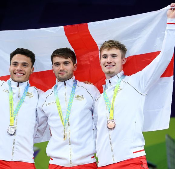 English trio Dan Goodfellow, Jordan Houlden and Jack Laugher bag medals ...