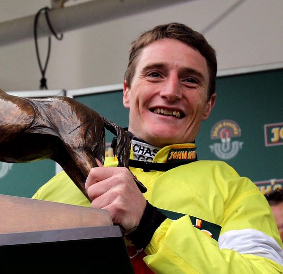 Daryl Jacob with seven horses who have shaped his career