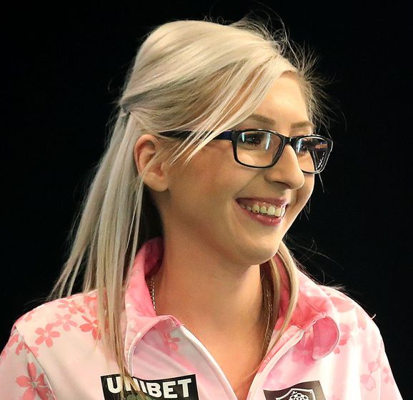 Fallon Sherrock throws nine-dart finish - first by female player on TV