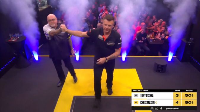 Darts latest: Commentator Chris Mason rolling back the years at the ...
