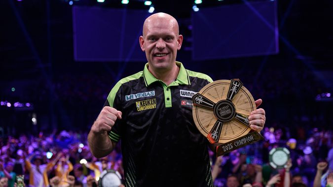 Darts results: Michael van Gerwen beats Luke Humphries in Nordic Darts ...