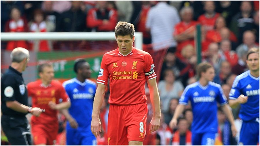 Premier League iconic moments: Steven Gerrard slip costs Liverpool the ...