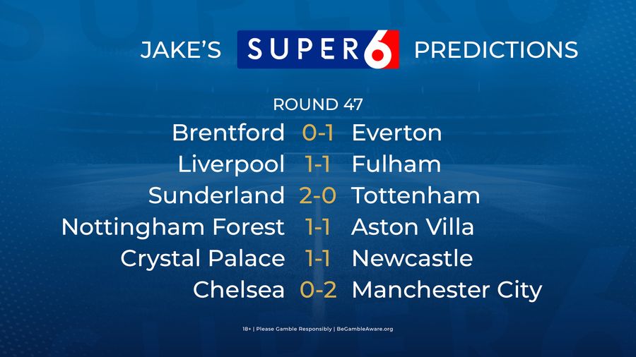Jake Osgathorpe's Premier League tips and Super 6 predictions: 25/26 ...