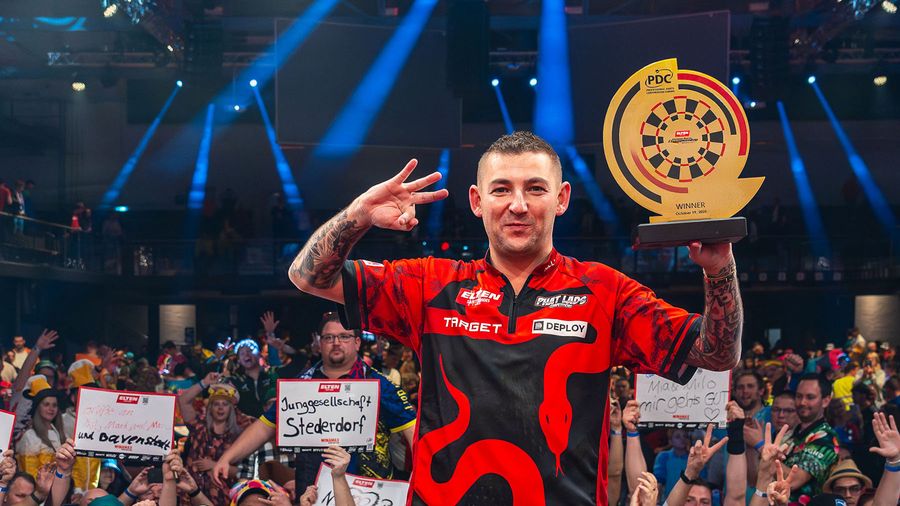 Darts results: Nathan Aspinall wins German Darts Championship title