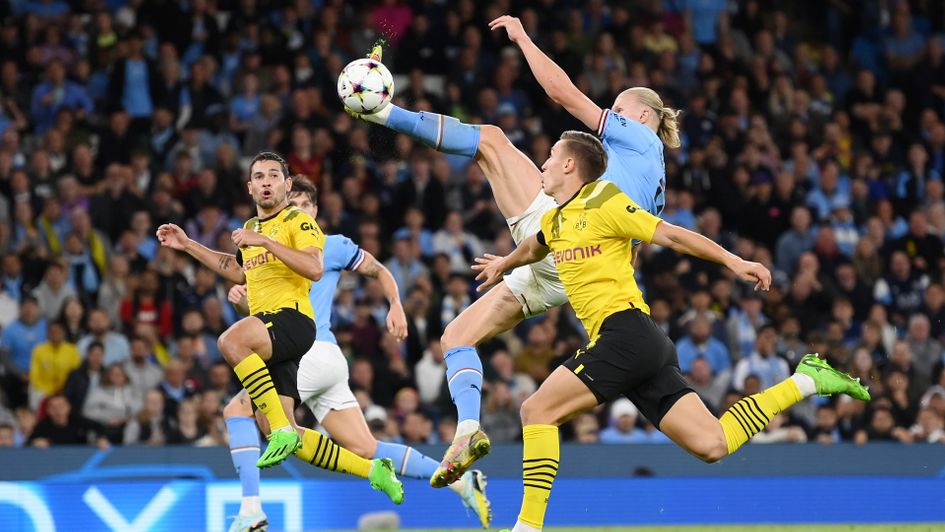 Manchester City 2-1 Borussia Dortmund: Erling Haaland scores acrobatic late winner
