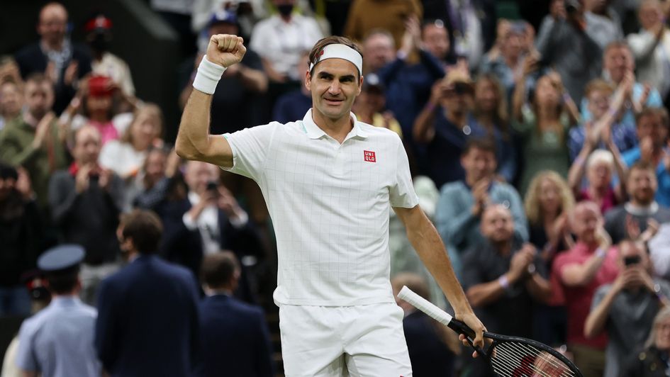 Wimbledon 2021: Roger Federer and Novak Djokovic win in straight sets ...